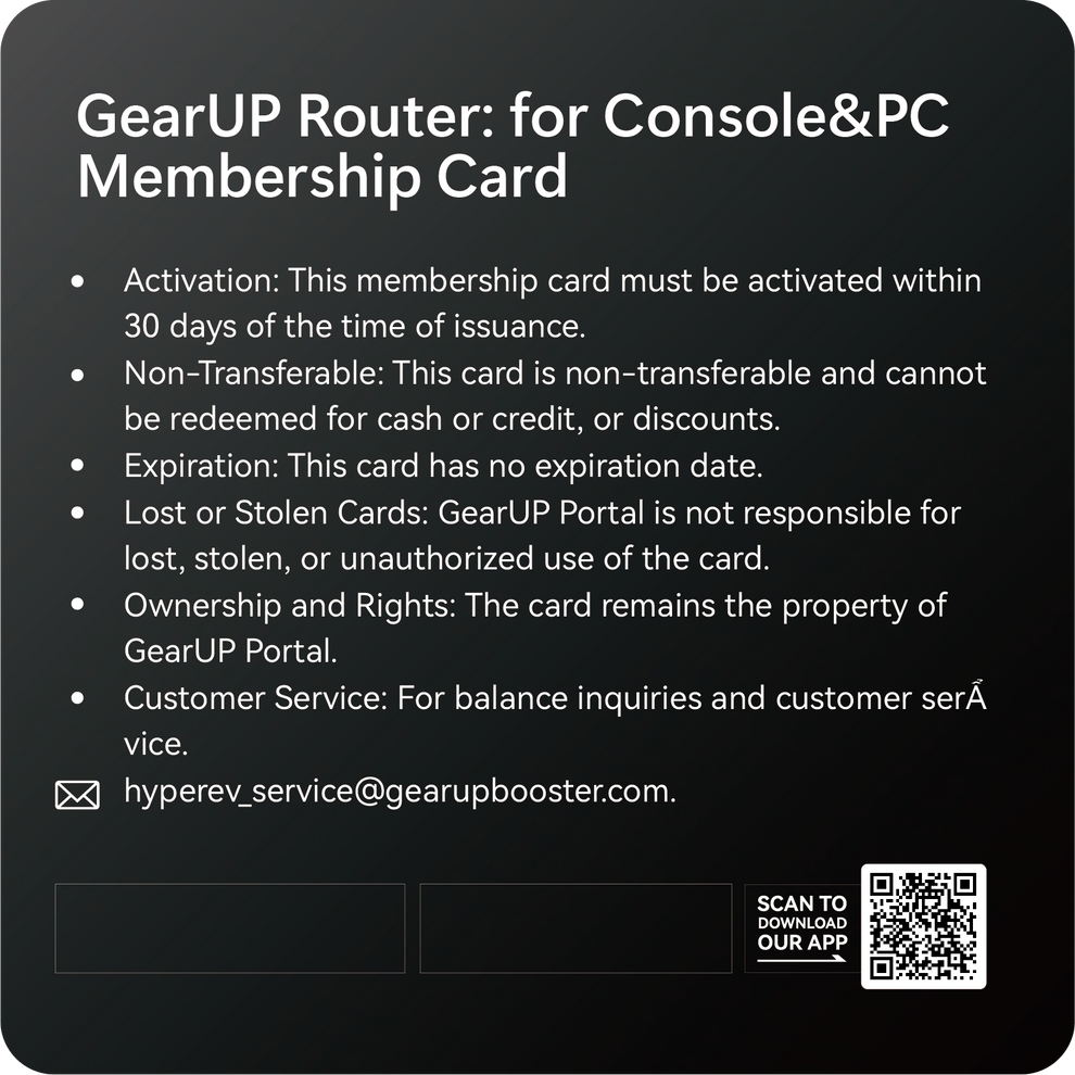 GearUP Router Membership – GearUP Booster Shop